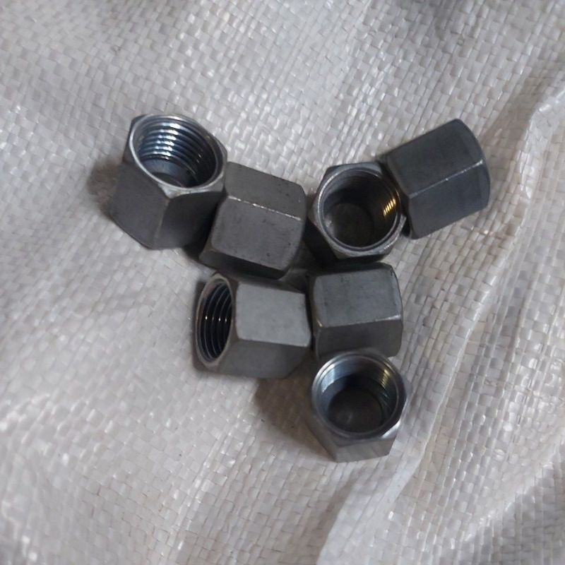 Jual Mur Dop Lock Nut M16 Drat Halus 1.5 Long Dop Nut M16x1.25 | Shopee ...