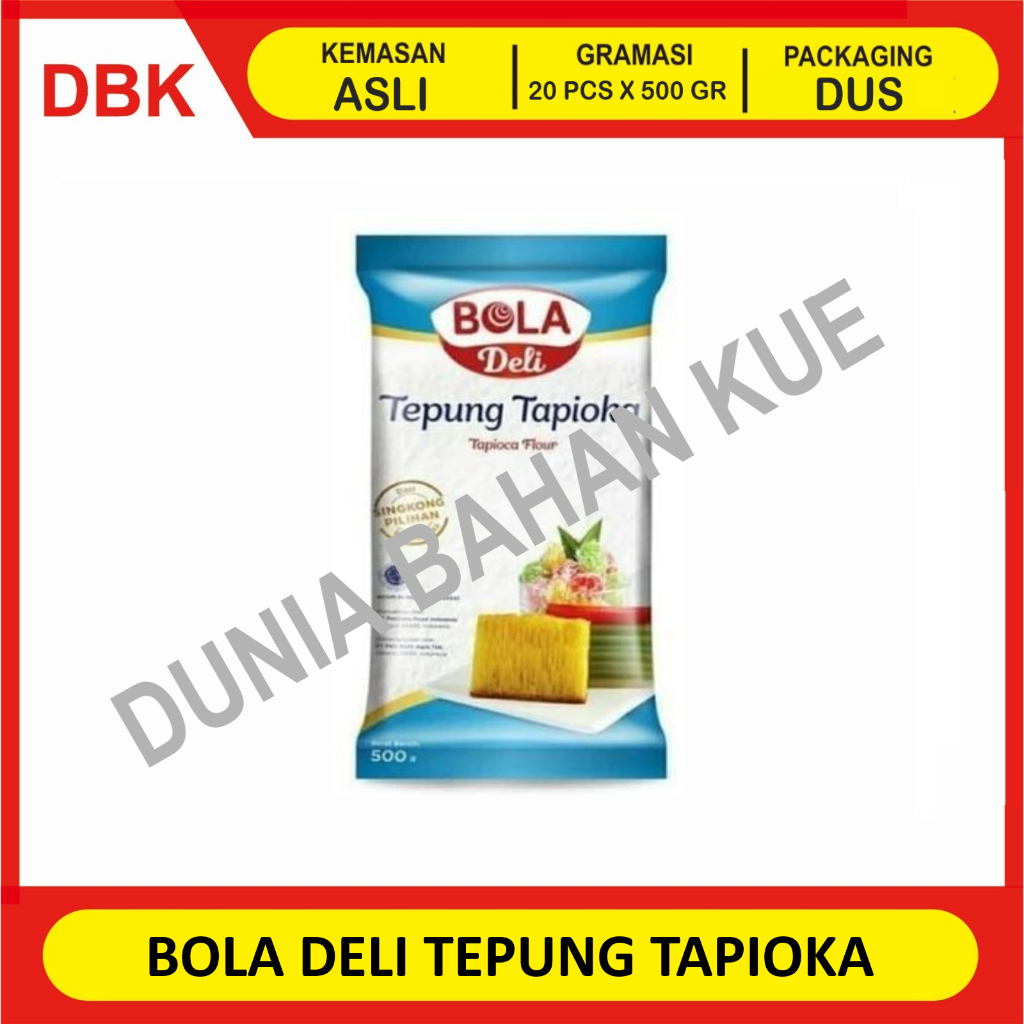 Jual BOLA DELI TEPUNG TAPIOKA 500 GR - 1 DUS 20 PCS | Shopee Indonesia