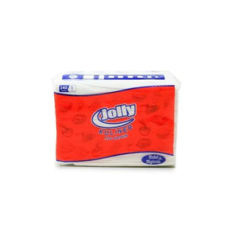 Jual TISSUE JOLLY Napkin 240 Sheet 1 PLY I TISU Kuliner I Dapur I Masak ...