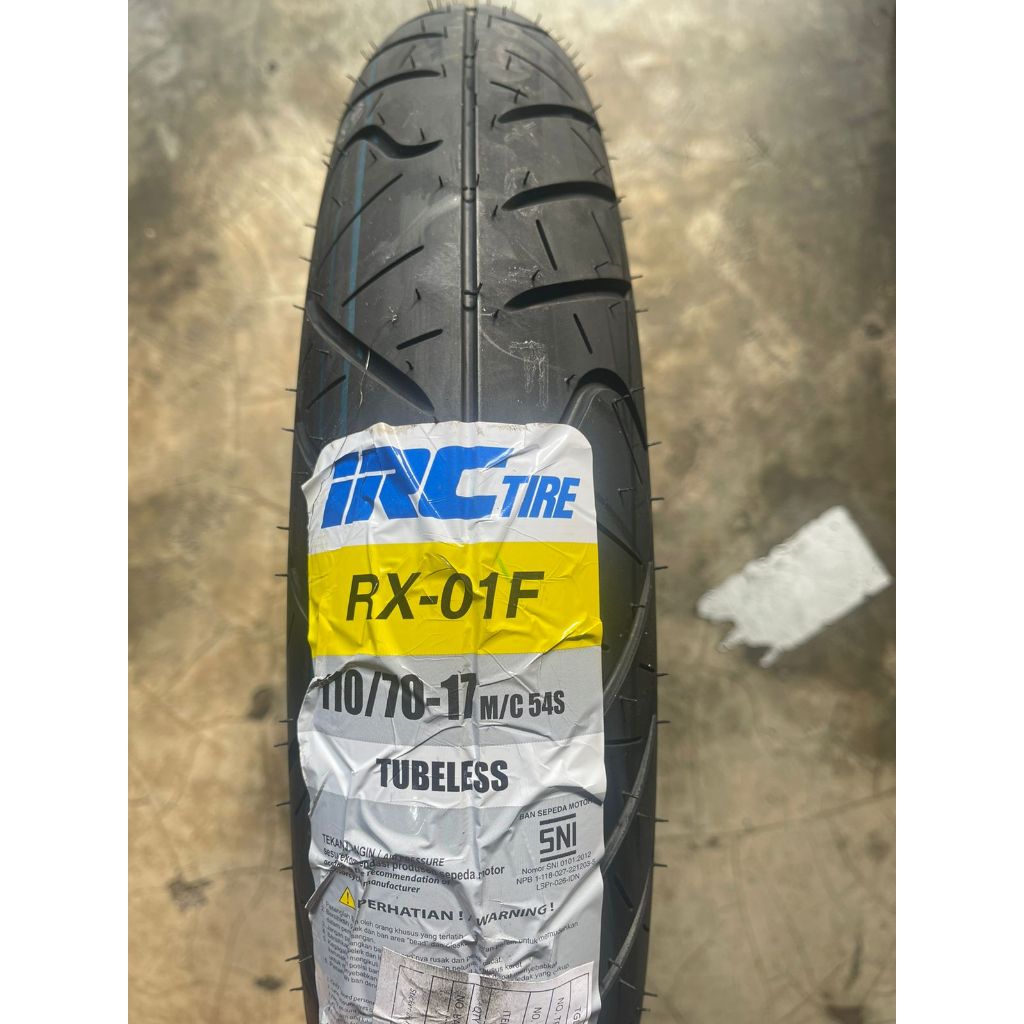Jual BAN TUBELESS RING 17 UKURAN 110/70-17 MERK IRC TUBELESS ORIGINAL ...