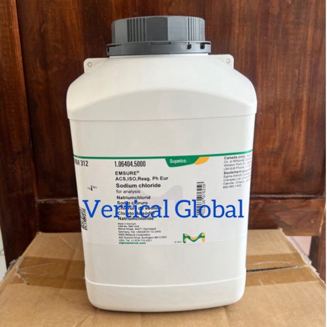 Jual Sodium Chloride NaCl / Natrium Klorida Merck 5 kg M.1.06404.5000 ...