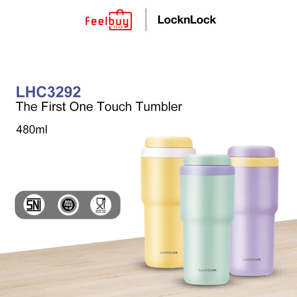 Jual Locknlock First Tumbler 480ML Double Insulated Bottle Water 316L - LHC3292 | Shopee Indonesia
