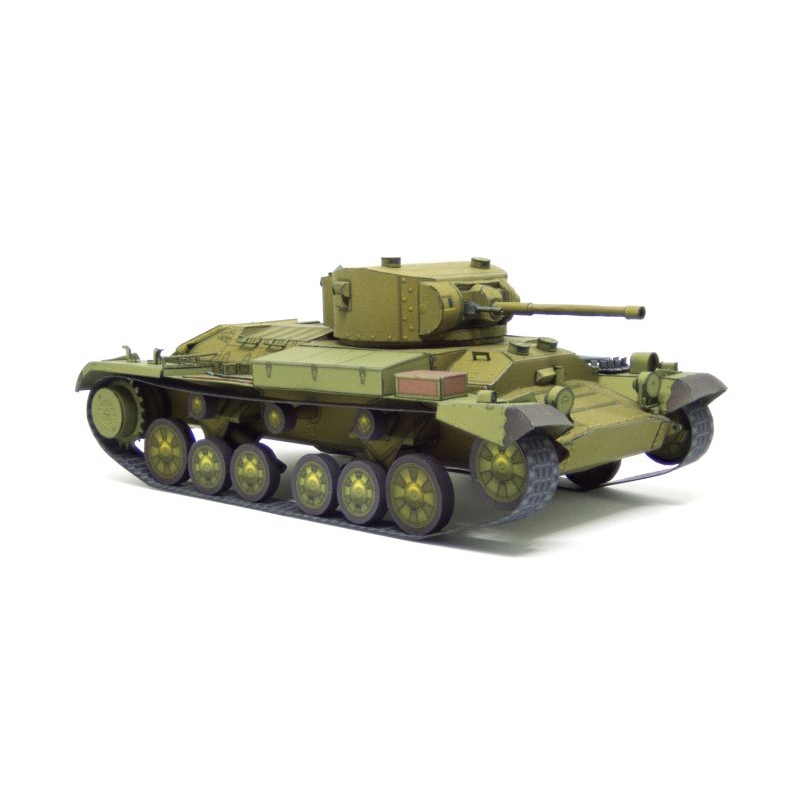 Jual Lembaran pola papercraft tank valentine MK2 skala 72 (2BS-A9 ...