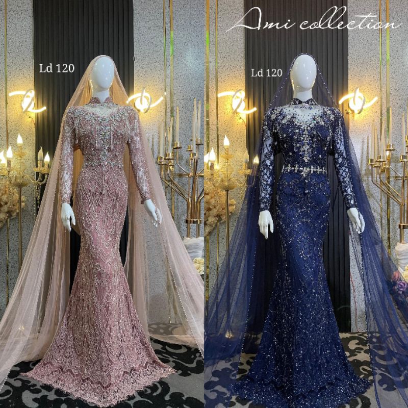 Jual GAUN PENGANTIN PREMIUM FULL PAYET/AKAD PENGANTIN /KEBAYA PENGANTIN ...