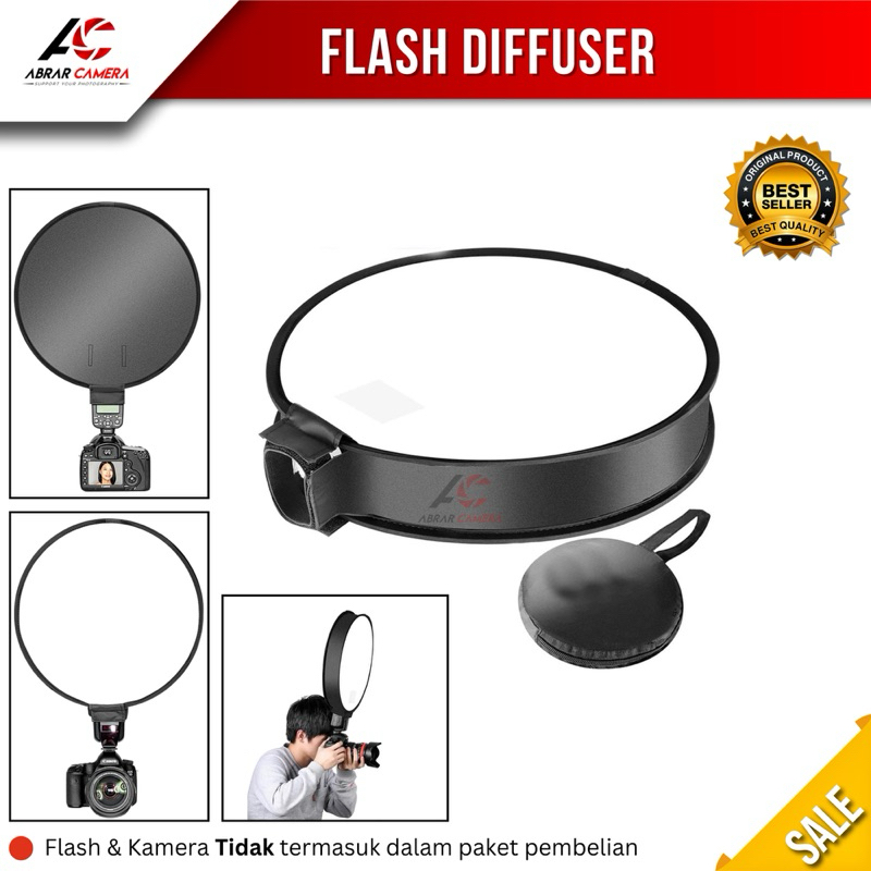 Jual Diffuser Softbox Flash External Universal Diameter 40cm | Shopee ...