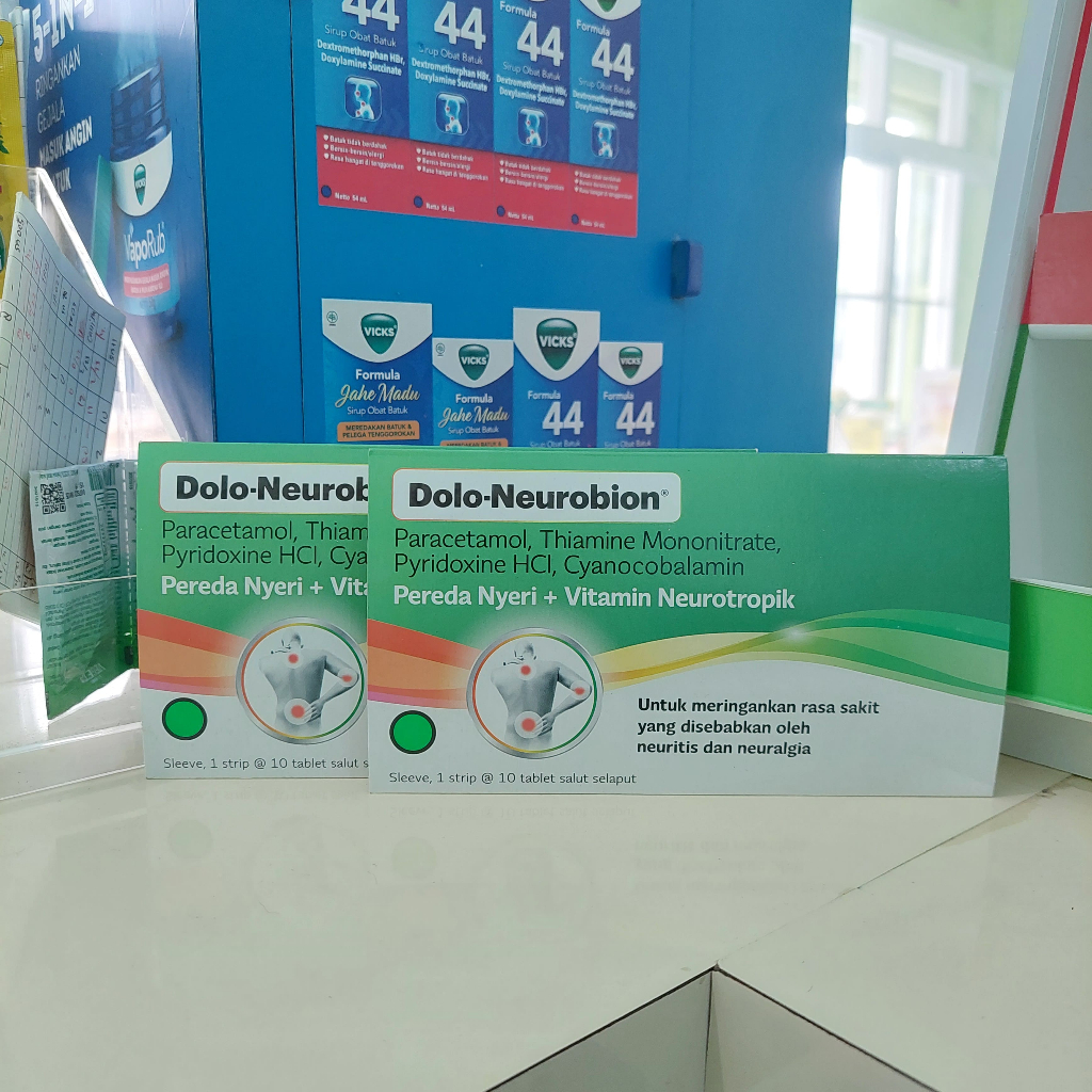 Jual Dolo Neurobion Strip 10 Tablet / Pereda Nyeri Plus Vitamin ...