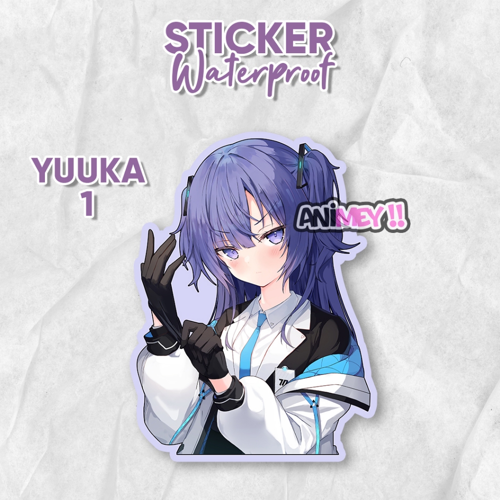 Jual Stiker Yuuka Hayase Blue Archive / Sticker Anime Waterproof ...