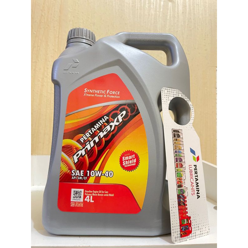 Jual Oli Pertamina prima XP SAE 10W-40 4 Liter | Shopee Indonesia