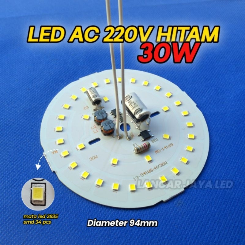 Jual Modul PCB Led Ac Kode Hitam 30w ~Lancar Jaya Led~ | Shopee Indonesia