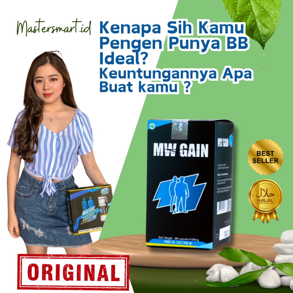 Jual Master Weight Gain Official Obat Penggemuk Penambah Nafsu Makan ...