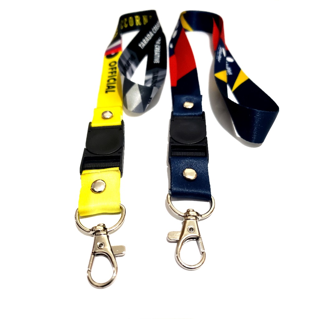 Jual lanyard custom desain 1,5cm tali id card printing sublim tali ...