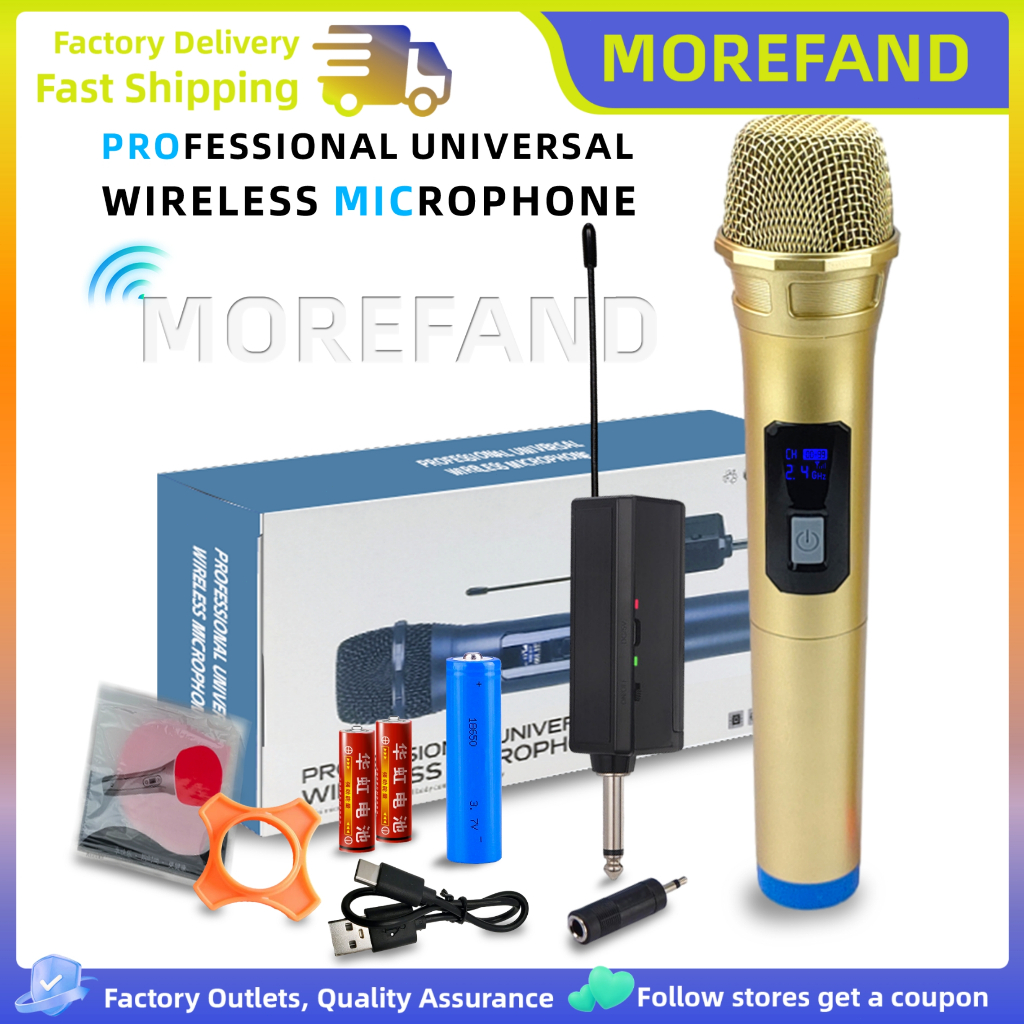 Jual Microphone Wireless Mikrofon bluetooth Mikrofon mic wireless UHF ...