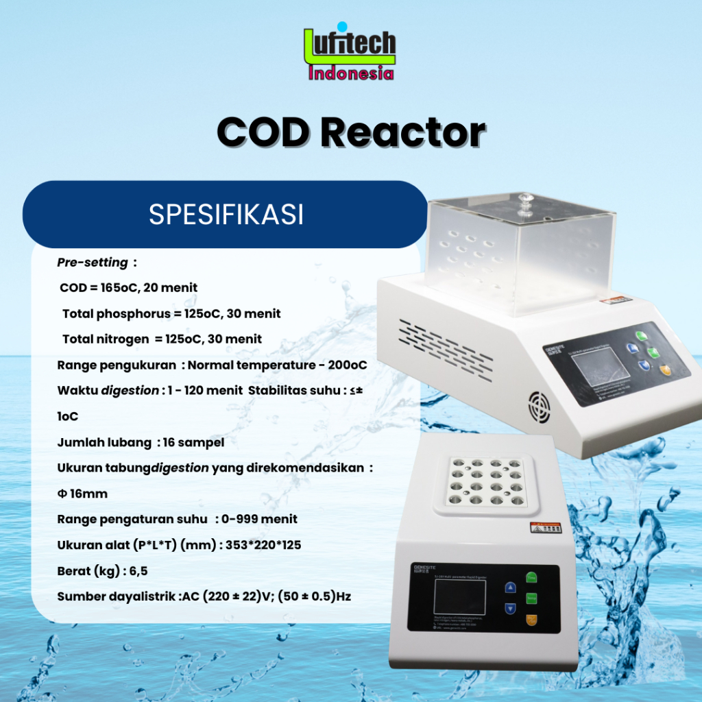 Jual COD Reactor COD Digestion Appartus Sampel Air parameter COD ...