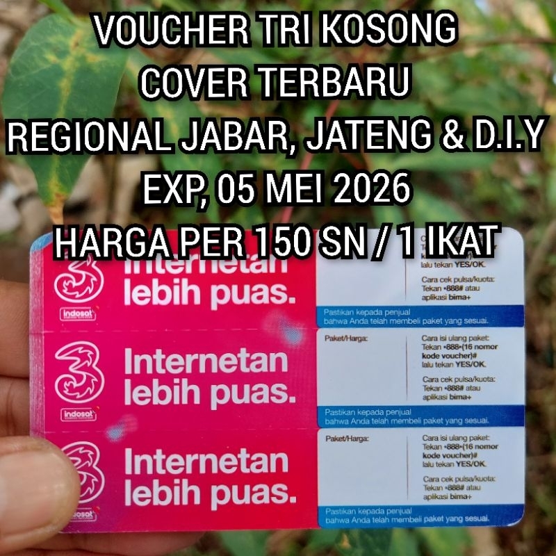 Jual VOUCHER TRI KOSONG PER IKAT COVER TERBARU | Shopee Indonesia