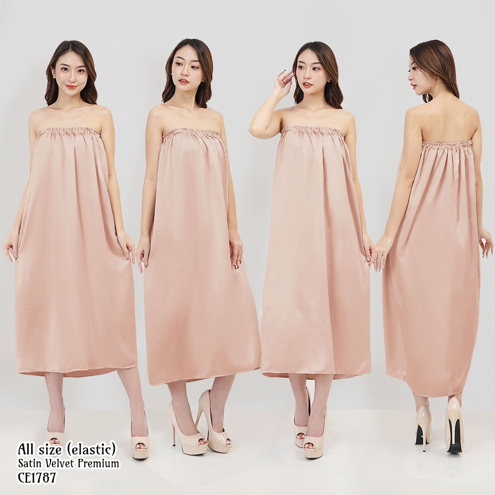 Jual Kemben SPA Gown kemben salon pijat sauna skirt satin | Shopee ...