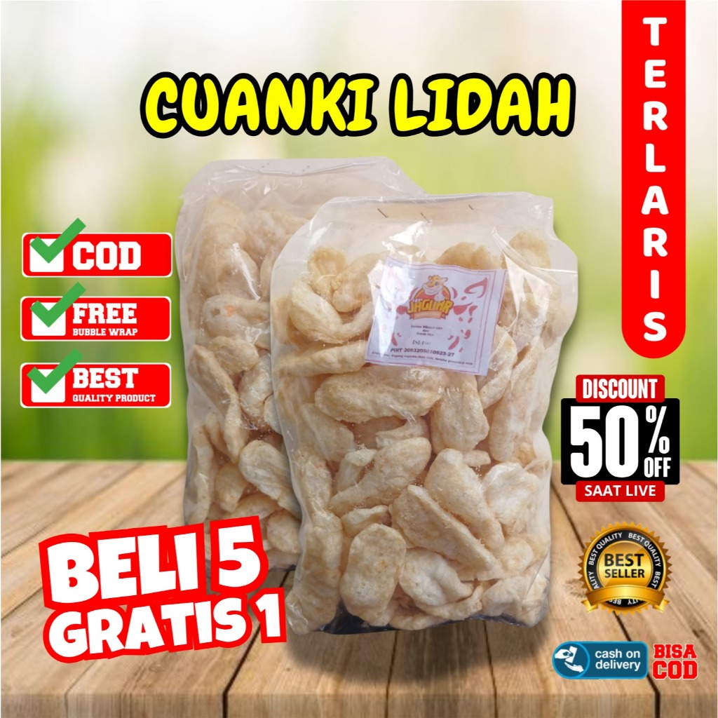 Jual CUANKI LIDAH 100 Biji TERMURAH CUANKI LIDAH TOPING BASO ACI CUANKI KERING KHAS GARUT BAHAN ...