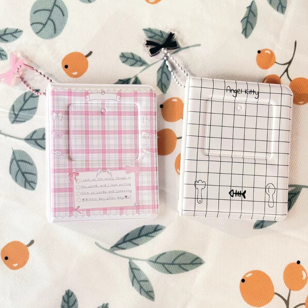 Jual Korean Bow Photo Albums 3inch Card Holder Mini Album Bow Pendant ...