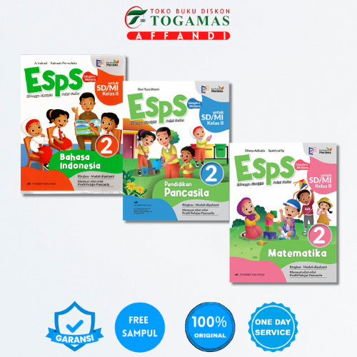 Jual ESPS BAHASA INDONESIA UNTUK SD/MI KELAS II (KURIKULUM MERDEKA) 2 - ESPS MATEMATIKA SD/MI ...