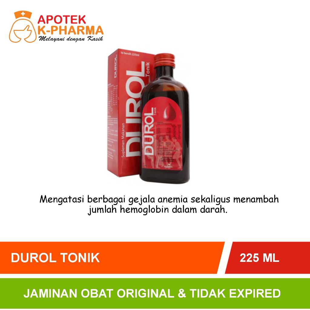 Jual Durol Tonik Sirup Isi 225ml Obat Original | Shopee Indonesia