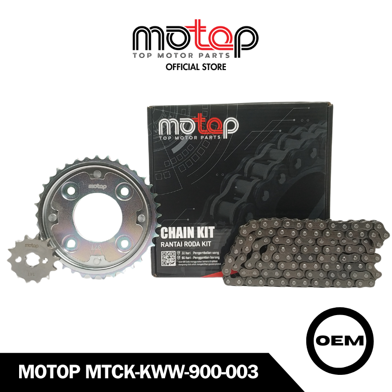 Jual Motop Gearset KWW - Rantai & Gir Set Motor Honda New Blade Revo ...