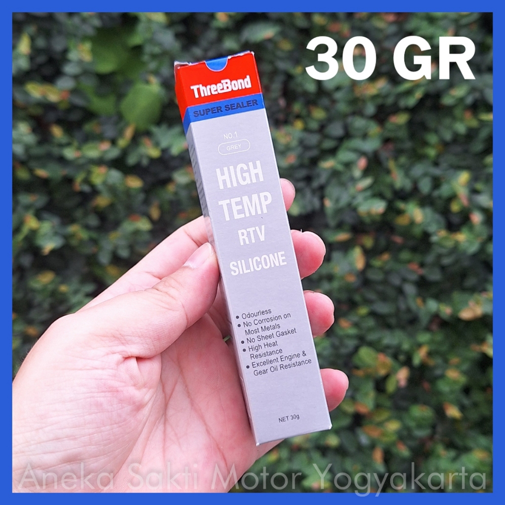 Jual Lem Gasket threebond High Temp RTV silicone 30 gr liquid Gasket ...