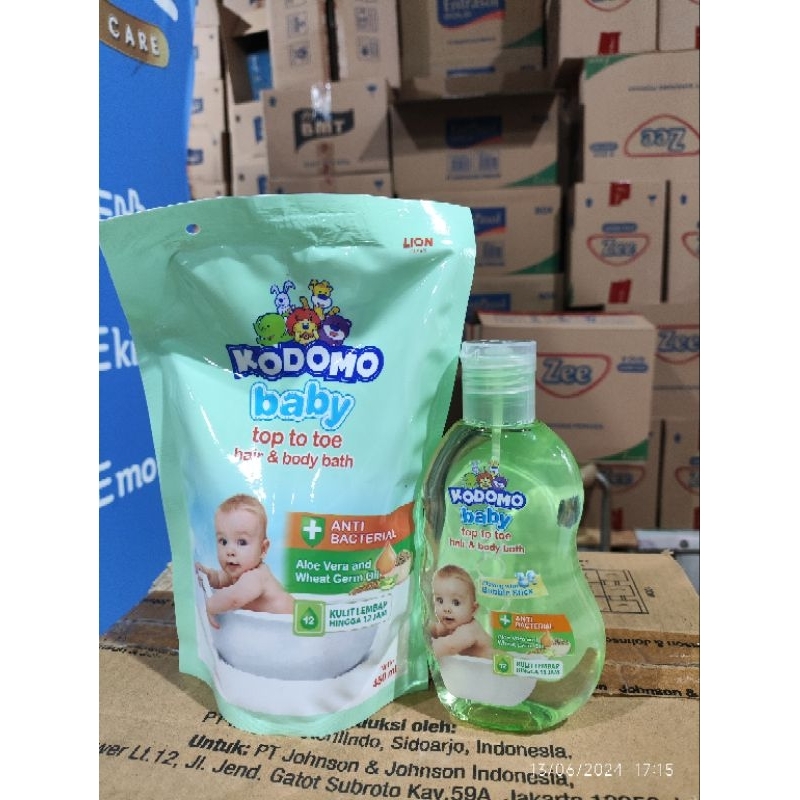 Jual Kodomo baby top to toe 2 in 1 200ml/450ml | Shopee Indonesia