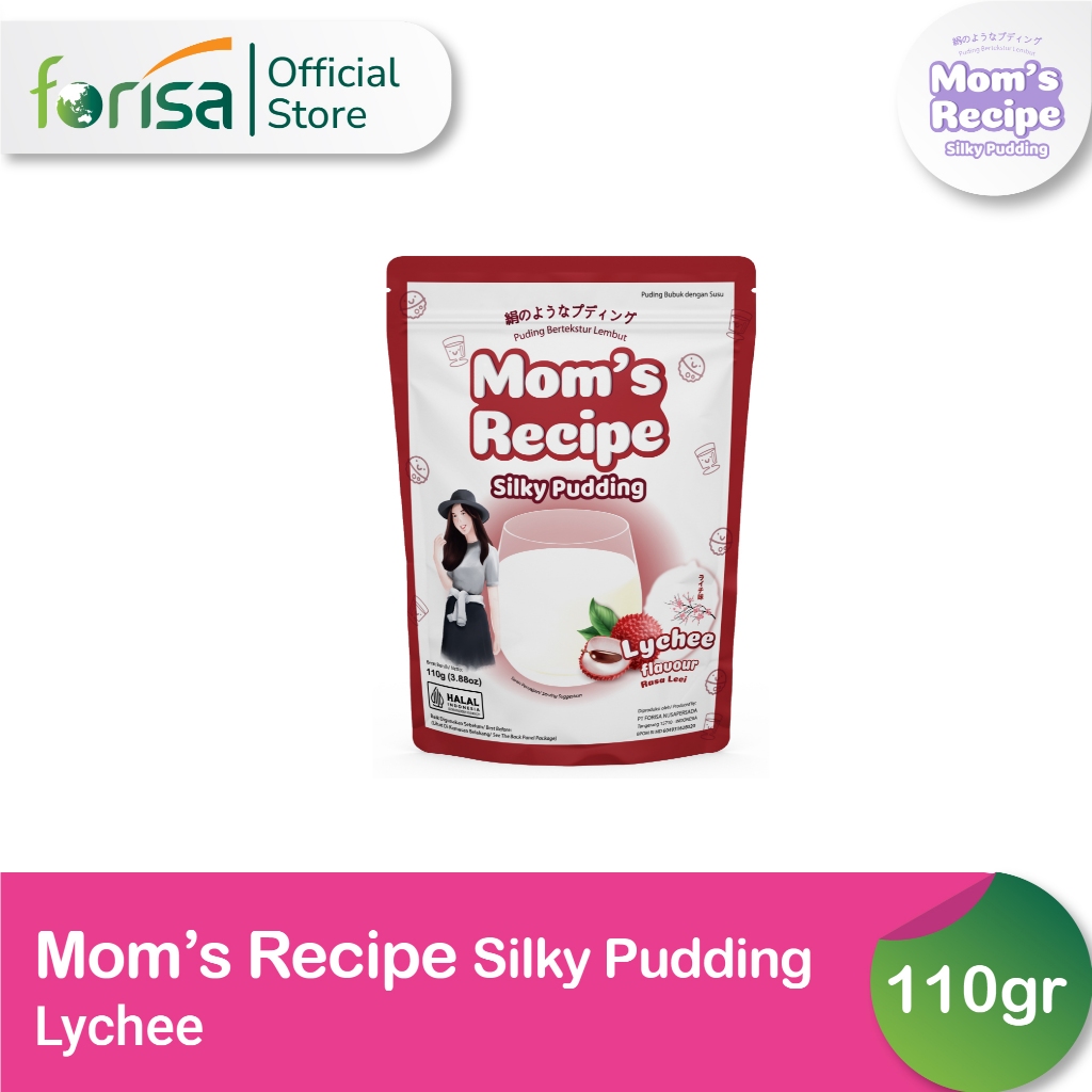 Jual Mom's Recipe Silky Pudding Rasa Lychee Pouch 110 gr | Shopee Indonesia