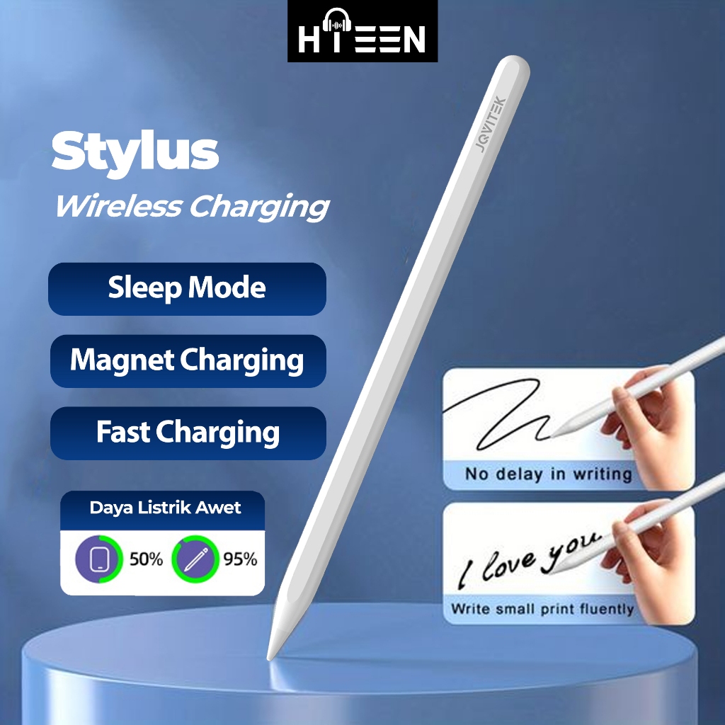Jual 【COD】Hieen Stylus Pen for iPad Wireless Charging with Palm ...