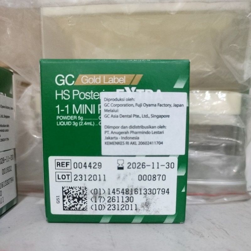 Jual Dental Fuji 9 Mini Pack GC gold Label Fuji 9 Extra | Shopee Indonesia