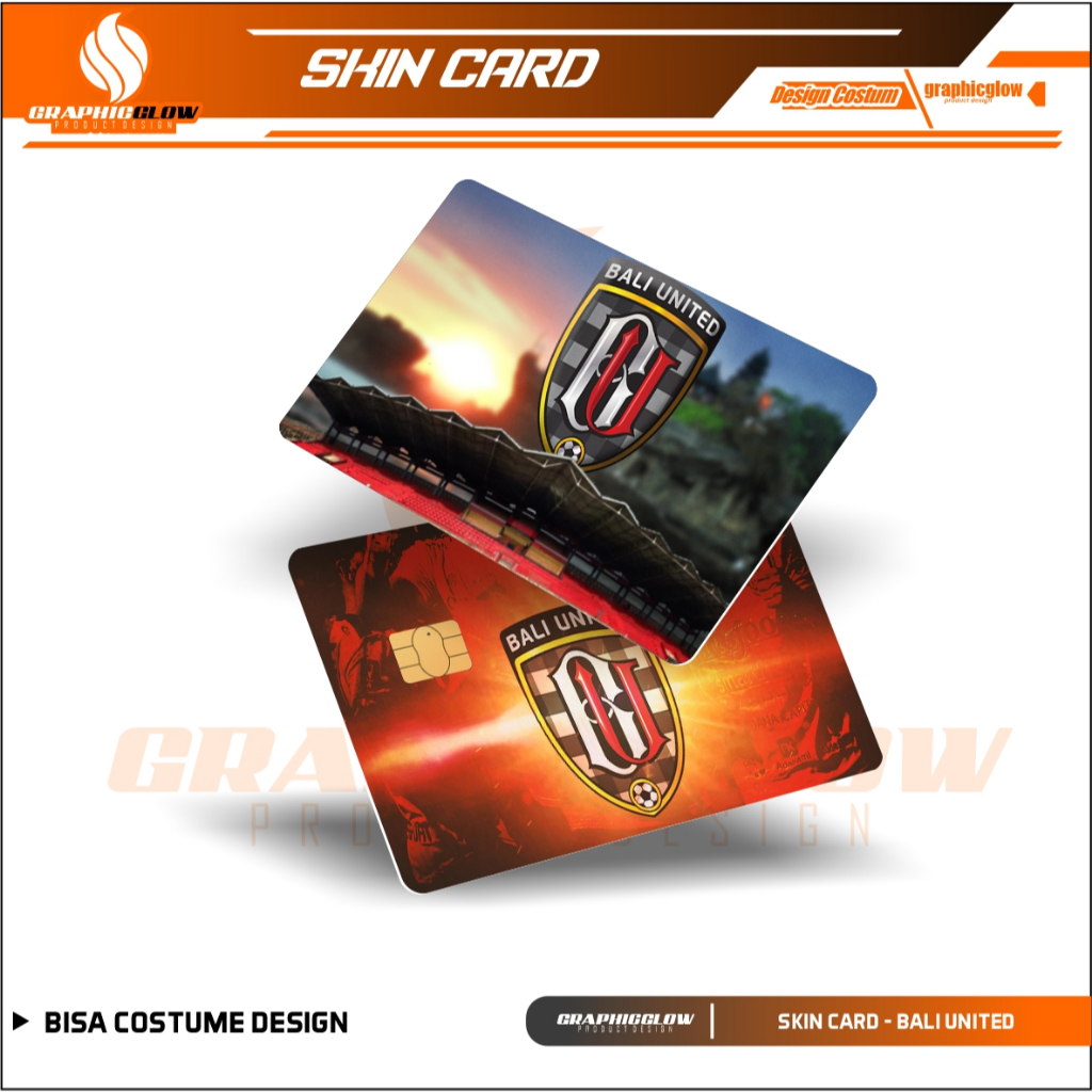 Jual LOGO BALI UNITED STIKER PELINDUNG KARTU SKIN CARD ATM SIM KTP E ...