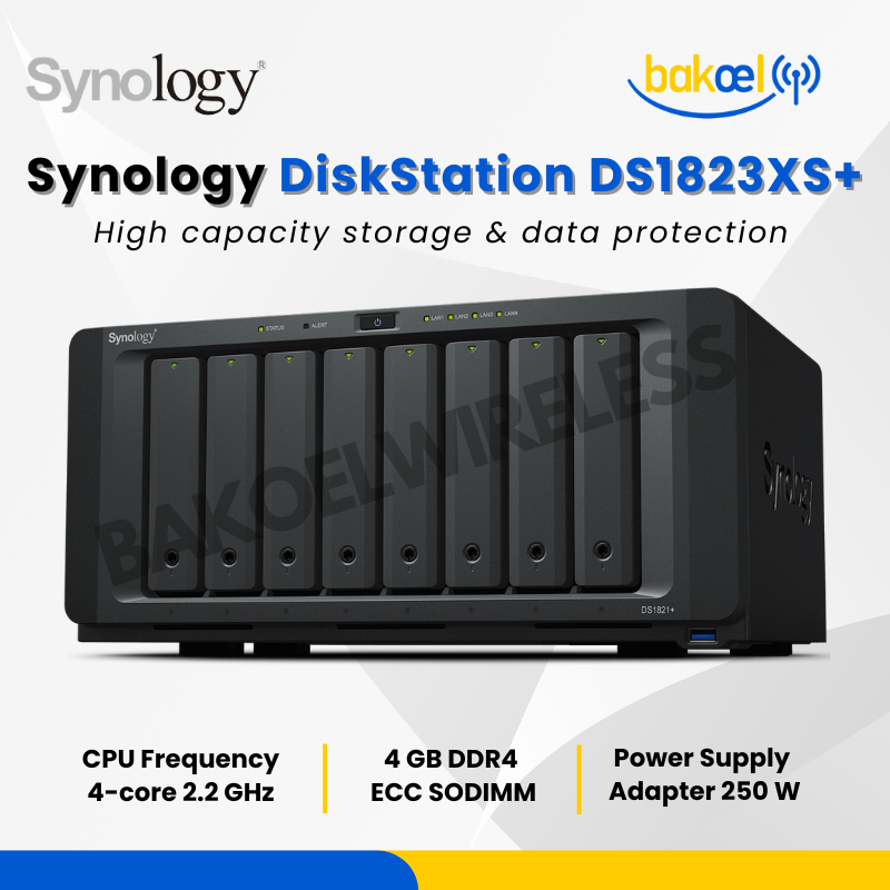 Jual Synology DS1823xs+ 8GB DiskStation 8-BAY NAS Storage Cloud DS 1823xs+ | Shopee Indonesia