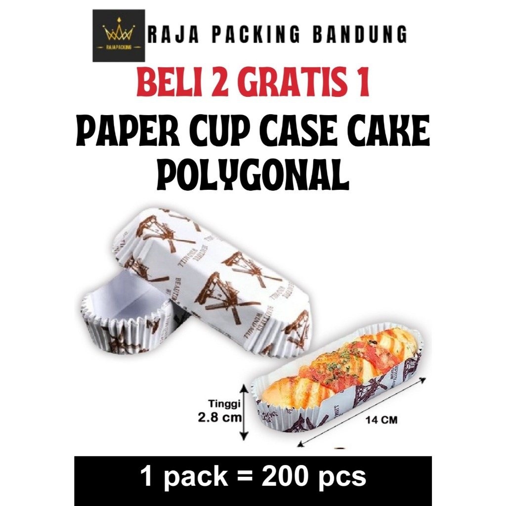 Jual Beli 2 Gratis 1 I PAPER CUP CASES BULAT | PET CC Polygonal I Oval ...