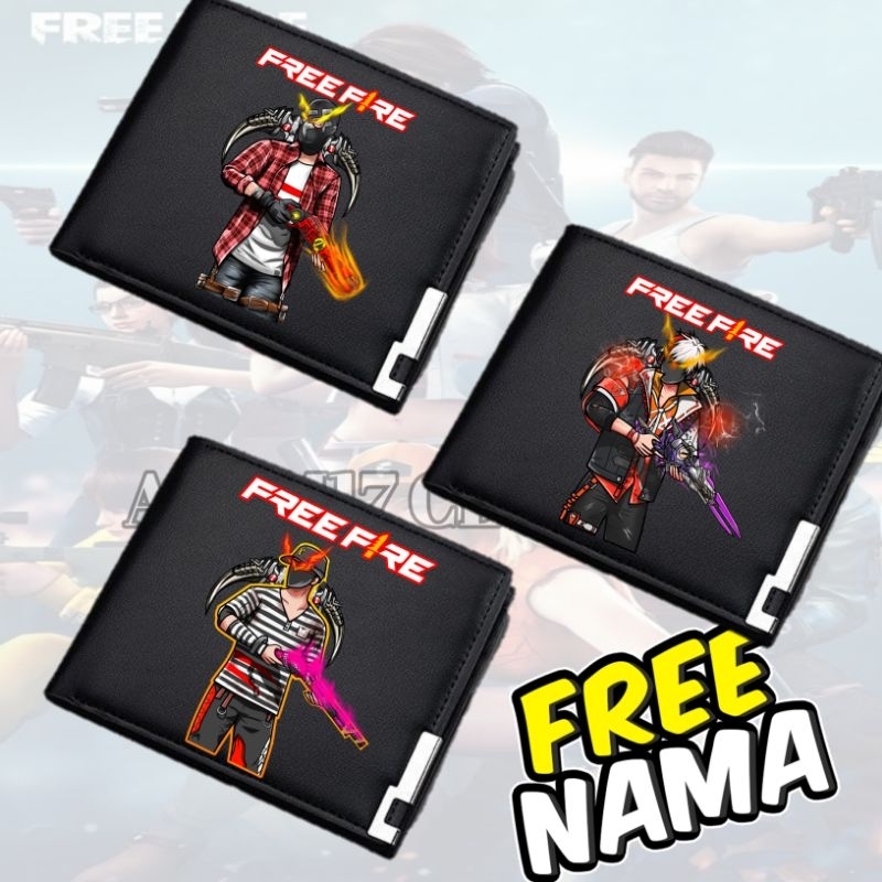Jual (BISA COD) DOMPET WALLET ANAK FF KARAKTER FREE FIRE VERSI SG OPM ...