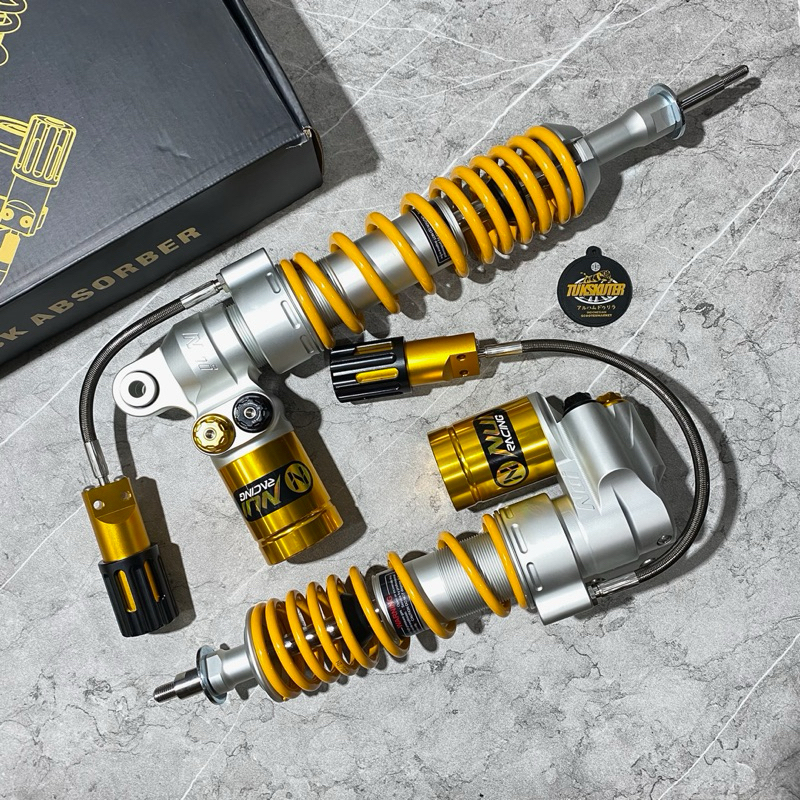 Jual NUI Shockbreaker / Shock Absorber Tabung Pisah With Preload 3 Way ...