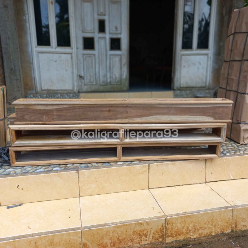 Jual Roster Kayu Jati Ukuran 130 x 10 cm, Angin Angin Pintu Rumah ...