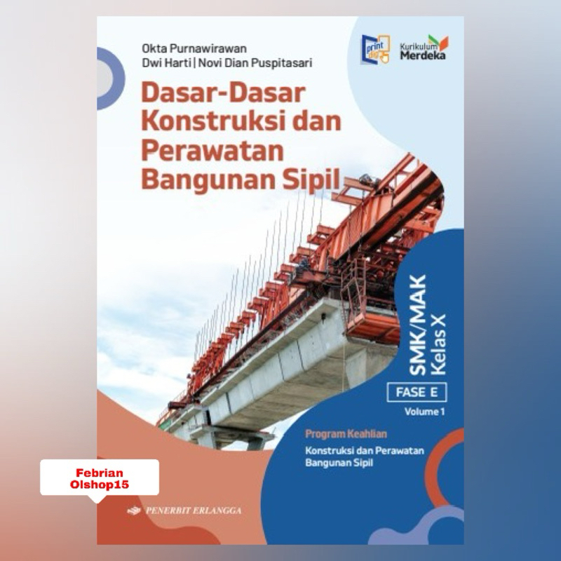 Jual BUKU DASAR DASAR KONSTRUKSI DAN PERAWATAN BANGUNAN SIPIL VOLUME 1 ...