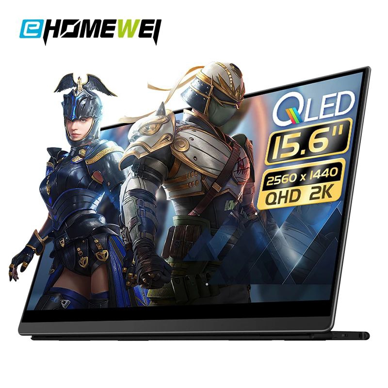 Jual Ehomewei Portable Monitor 2K144Hz 16:9 15.6 Inches QLED Computer ...