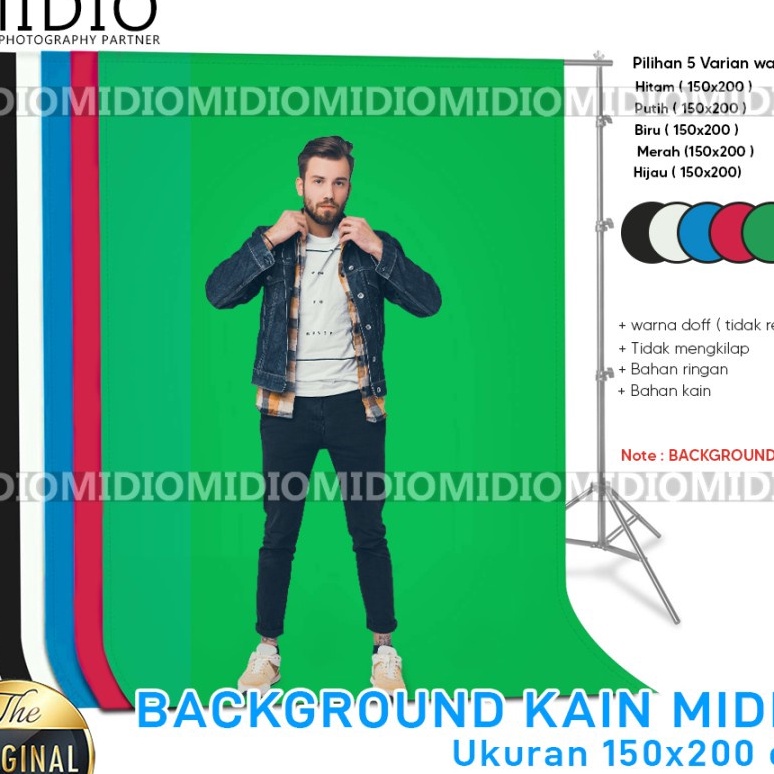 Jual KF7 Kain Backdrop Studio Fotografi Ukuran Lebar 15 x Tinggi 2 cm ...