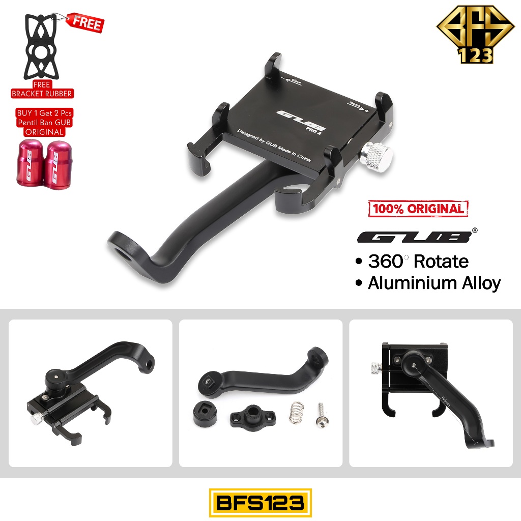 Jual GUB PRO 2 Original Holder Hp Motorcycle Dudukan Ponsel Spion ...