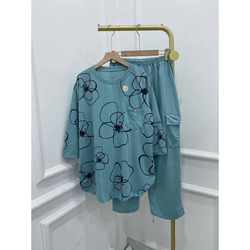 Jual STELAN KNIT SETCEL MURAH CARGO MOTIF JUMBO HALUS LEMBUT XXL KARET ...