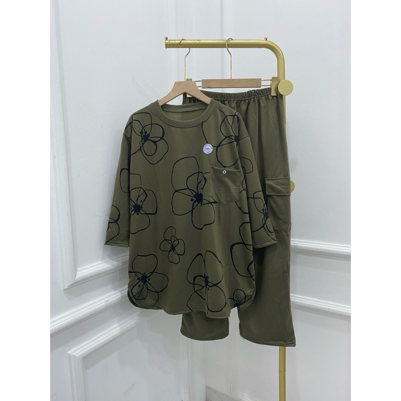 Jual STELAN KNIT SETCEL MURAH CARGO MOTIF JUMBO HALUS LEMBUT XXL KARET ...