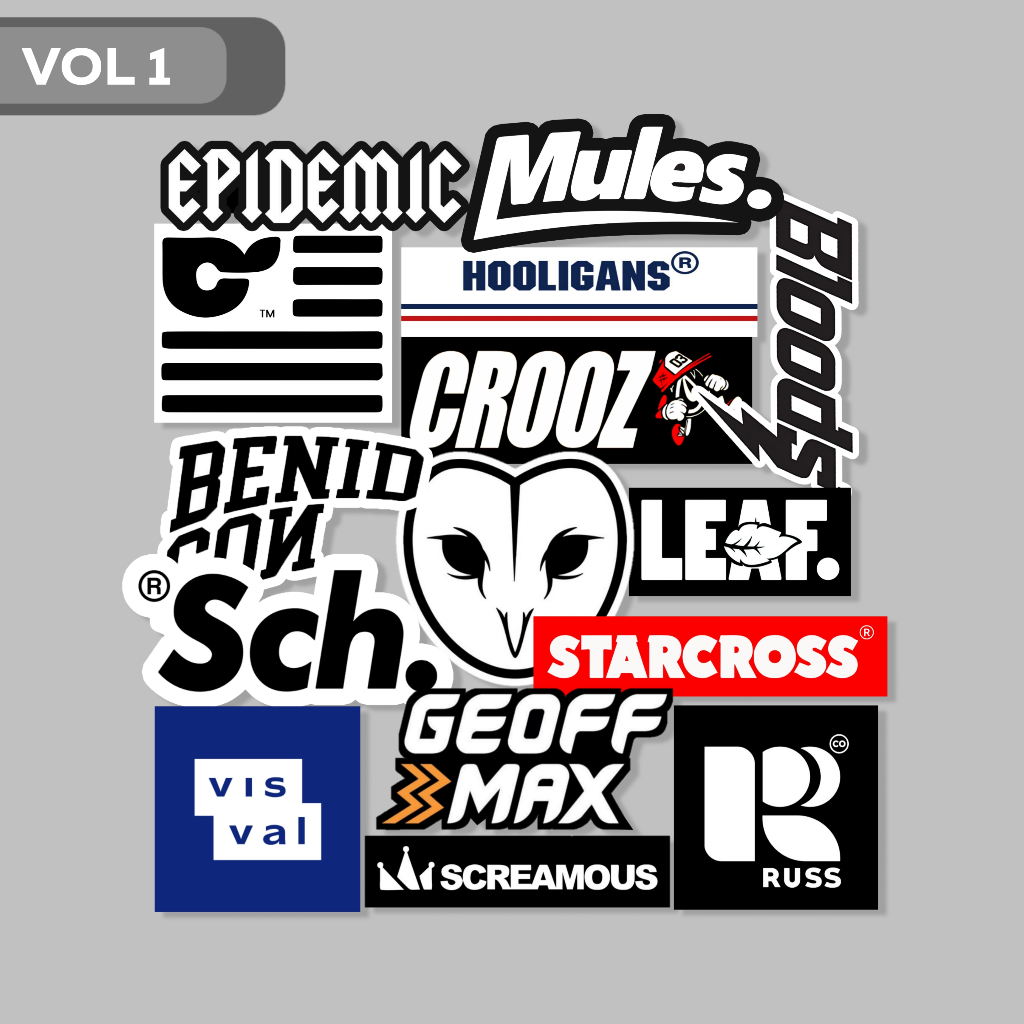 Jual STIKER PACK BRAND LOKAL ISI 15pcs - STICKER ANTI AIR | STIKER ...