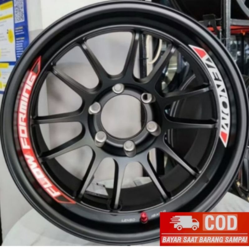 Jual Stiker Velg Lenso Venom 5 (Cutting Sticker) | Shopee Indonesia