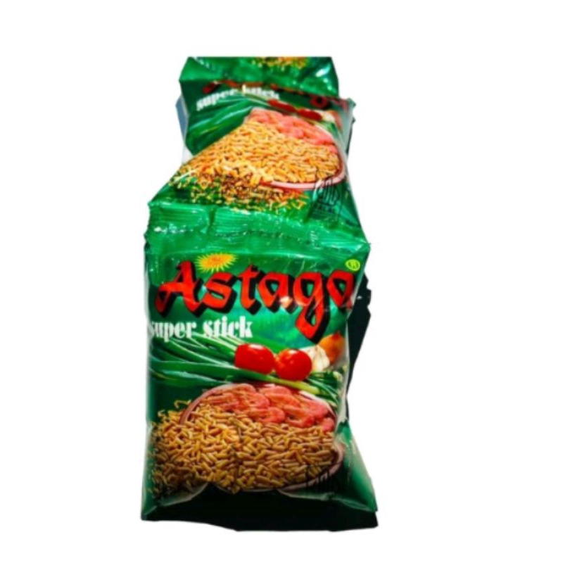 Jual Astaga Snack Super Stick Jadul Mie Pedas Asin Gurih 1Renceng Isi ...