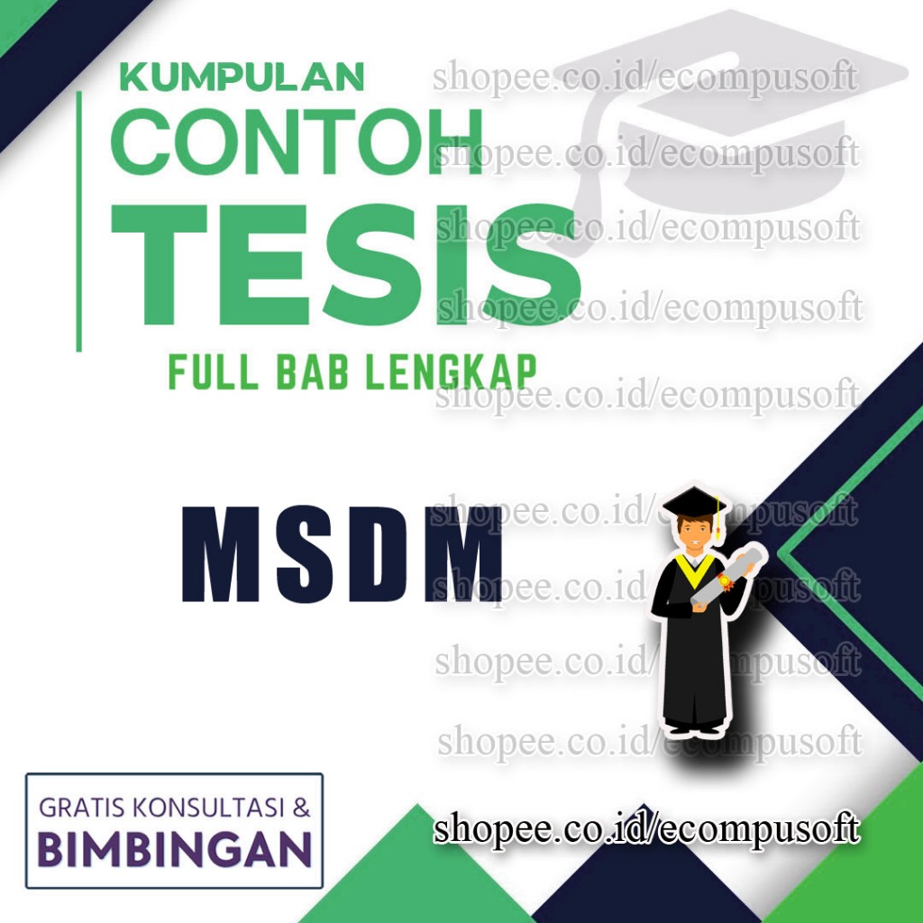 Jual Contoh Tesis MSDM | Shopee Indonesia