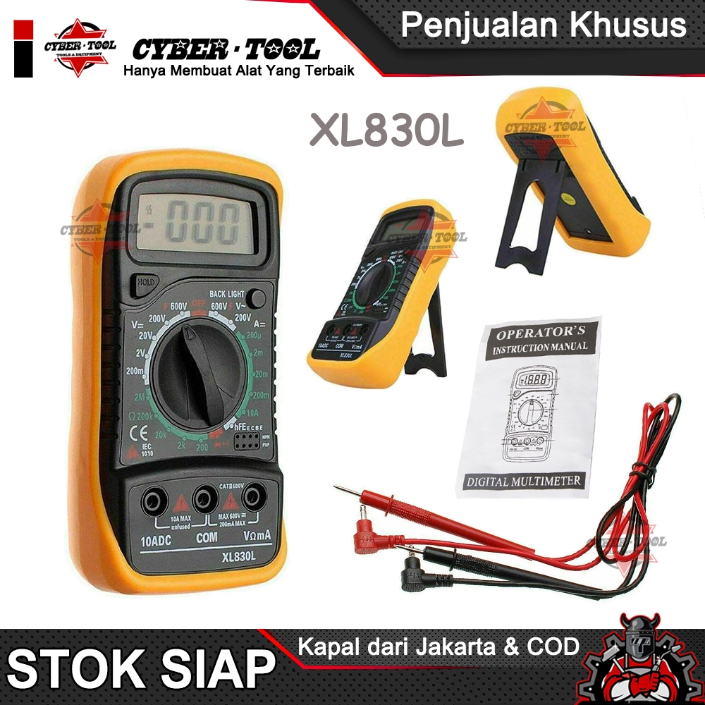 Jual avo meter digital,Portable LCD Digital Multimeter XL830L Voltmeter Ammeter Ohmmeter Mesin ...
