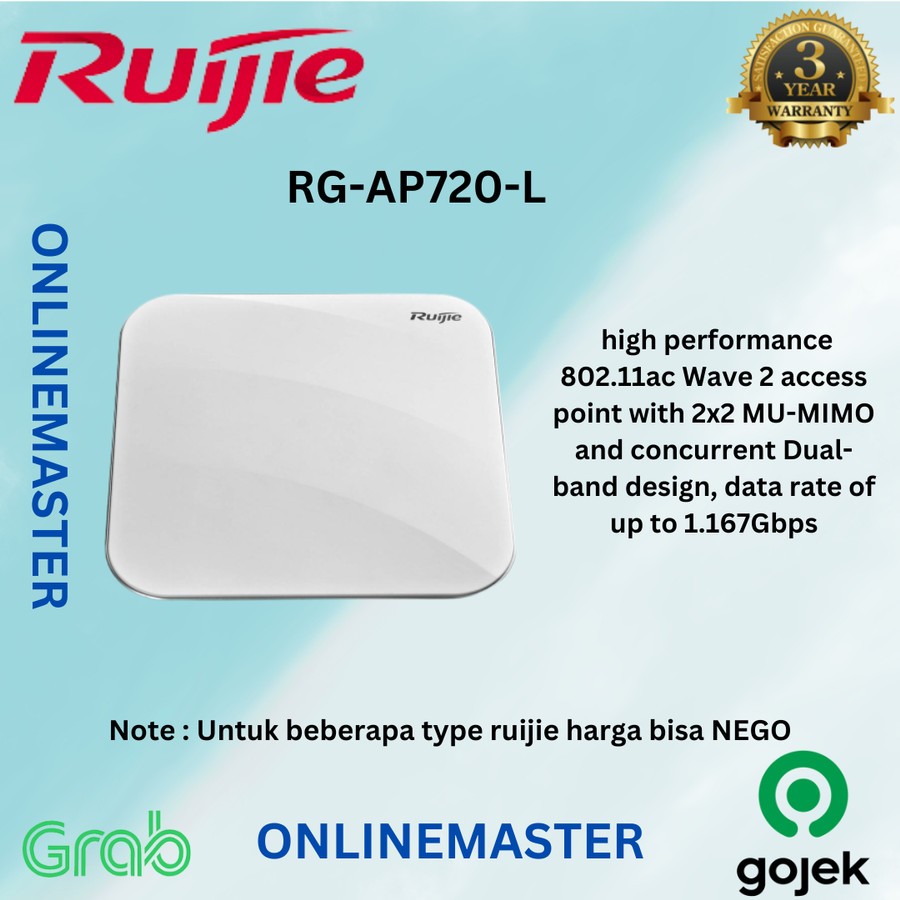 Jual Ruijie RG-AP720L Wireless Access Point Indoor | Shopee Indonesia