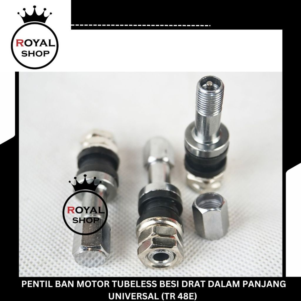 Jual PENTIL BAN MOTOR TUBELESS BESI DRAT DALAM PANJANG UNIVERSAL 10PCS ...