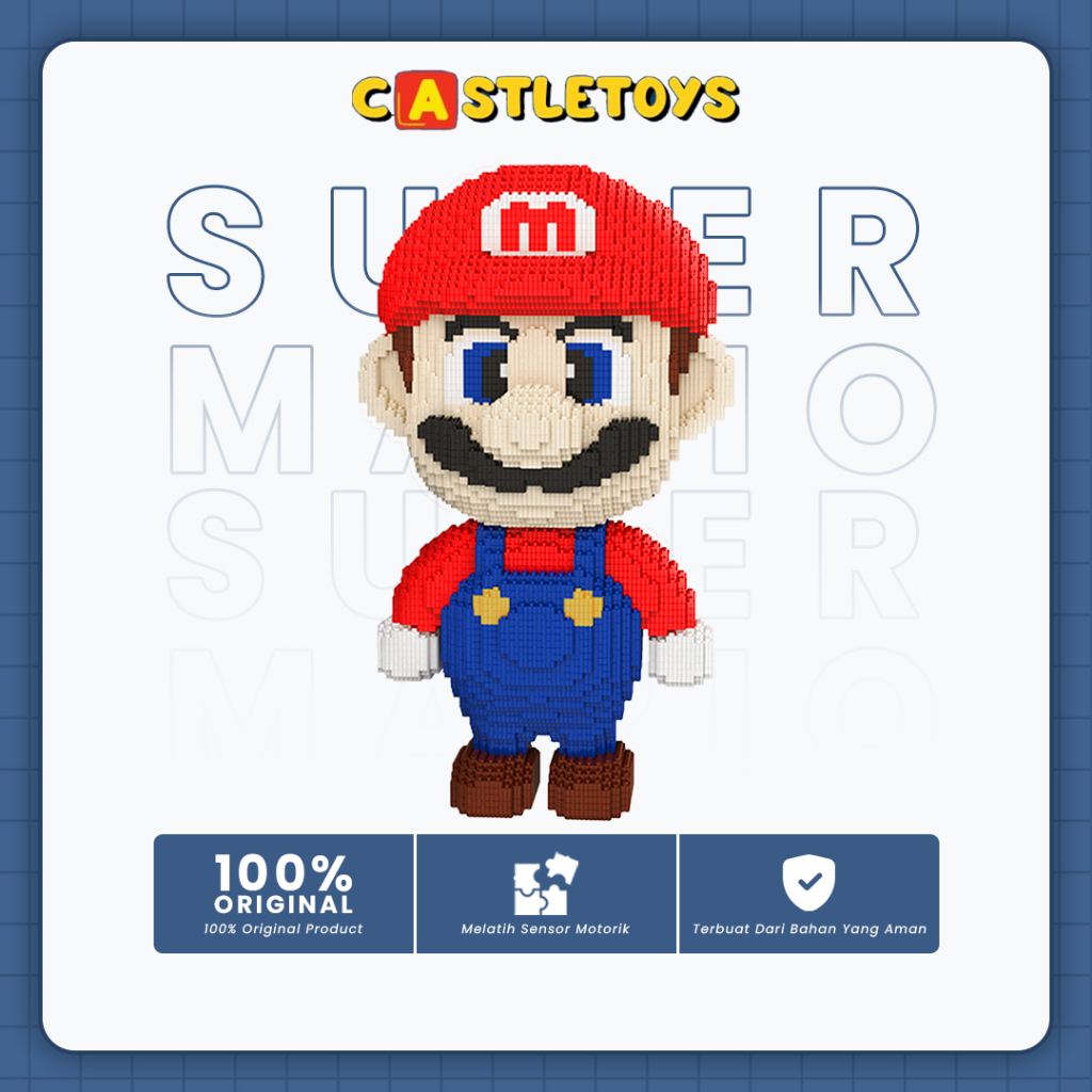 Jual Mainan Nano Blocks SUPER MARIO BROS 3D Model, Mainan Blok Susun ...