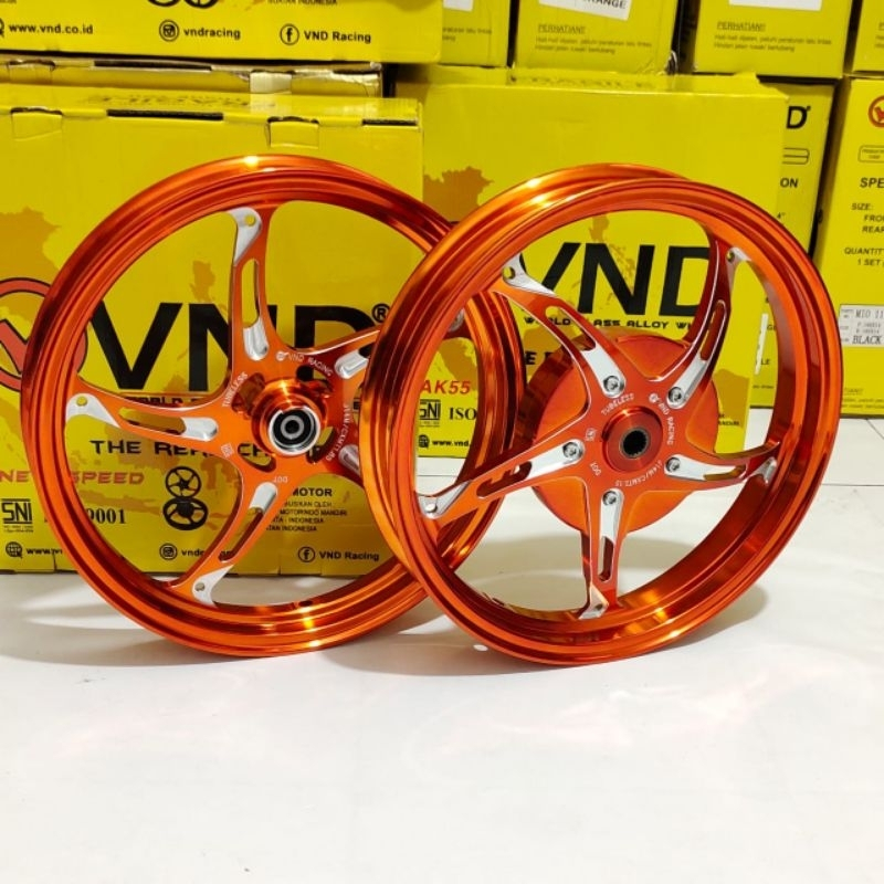 Jual Velg Racing VND New speed King speed SILVER READY 185x14 & 215x14 Vario 125 / 150 / Beat ...